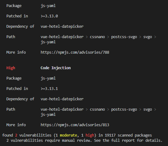 SECURITY VULNERABILITY!!!! · Issue #178 · ZestfulNation/vue-hotel-datepicker · GitHub