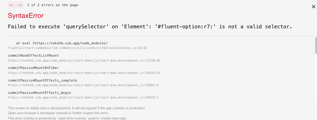 Bug Dropdown In 912 Not Compatible With React 18 Strict Mode · Issue 26651 · Microsoft