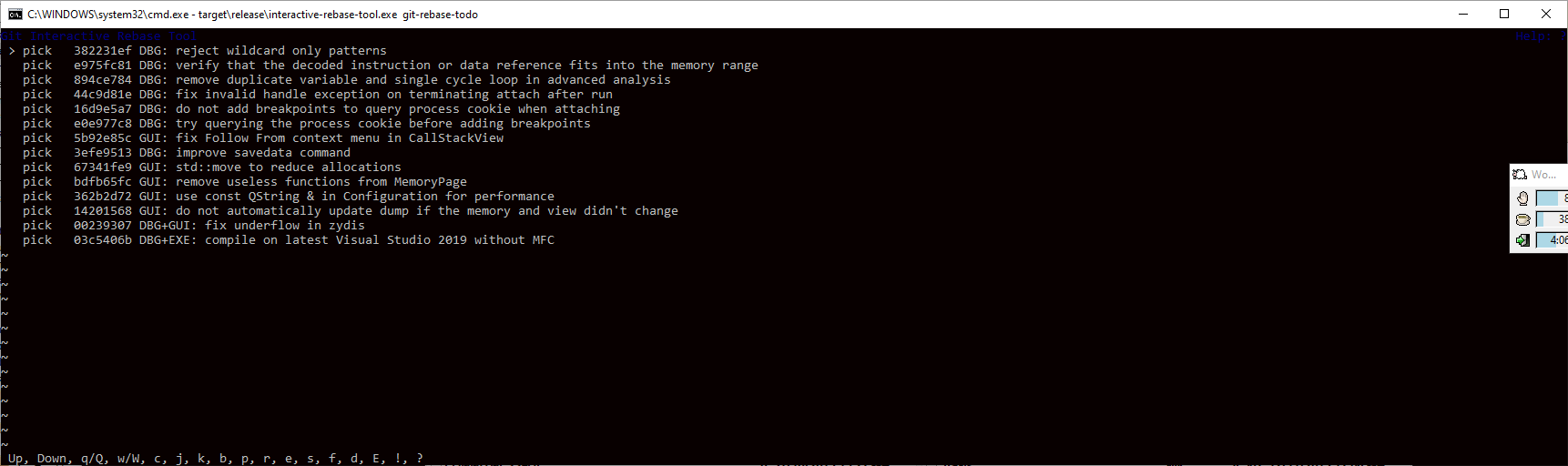 #168 broke colors on Windows · Issue #189 · MitMaro/git-interactive-rebase-tool · GitHub