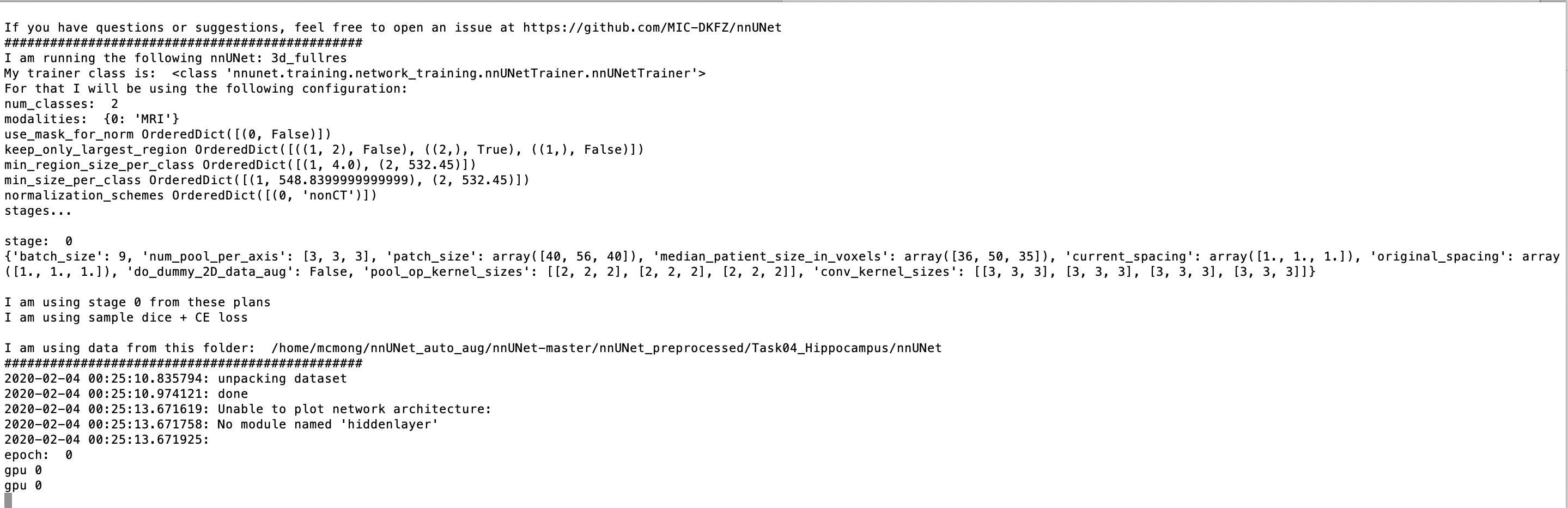 The training process is frozen when implement MultiThreadedAugmenter · Issue #145 · MIC-DKFZ ...