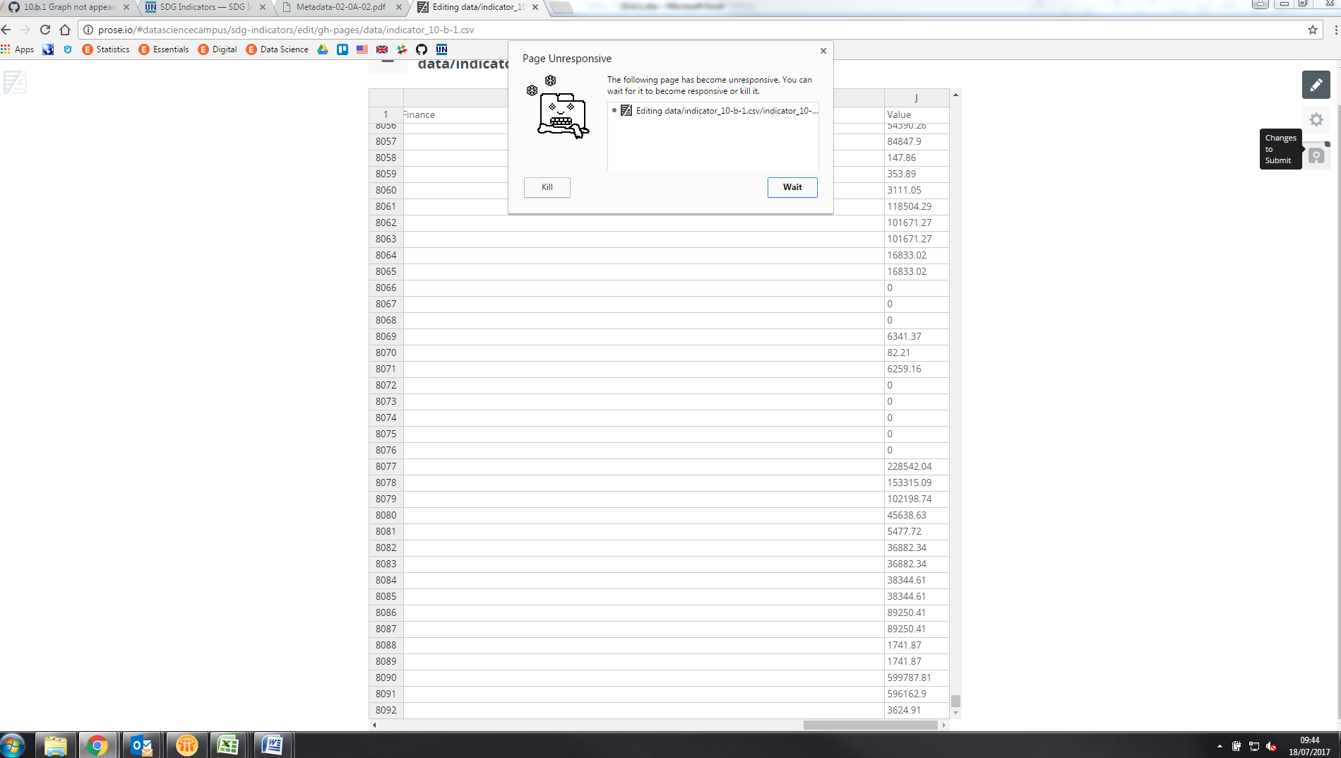 10.b.1 Graph not appearing · Issue #243 · ONSdigital/sdg-indicators · GitHub