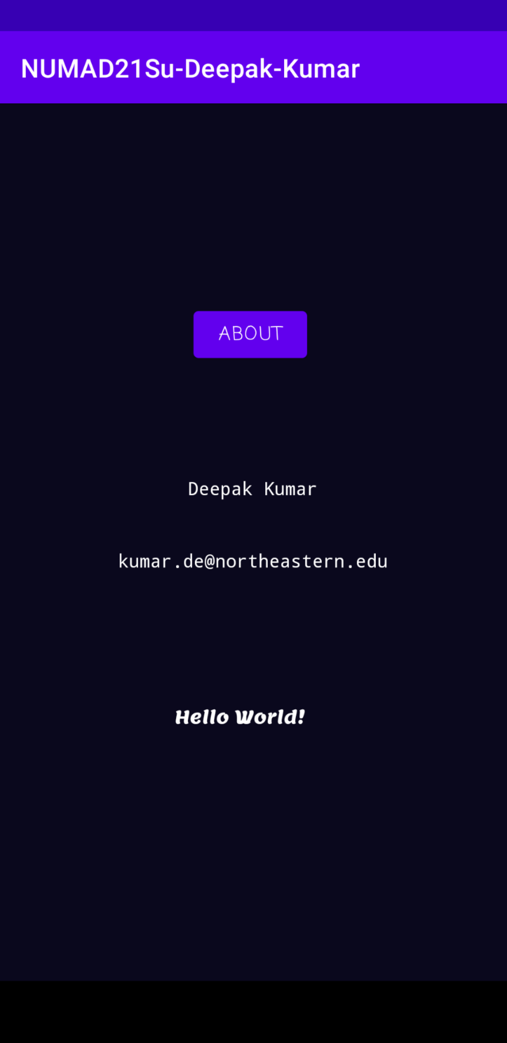 GitHub - 1itachi/mobile-application-course: Repository for mobile application development CS5520 ...