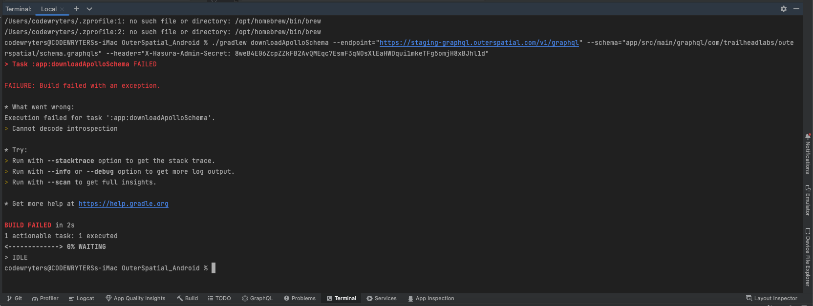 Can't able to download schema after updating version to 3.8.0 · Issue #4883 · apollographql ...