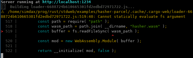 hasher parcel not working · Issue #208 · koute/stdweb · GitHub