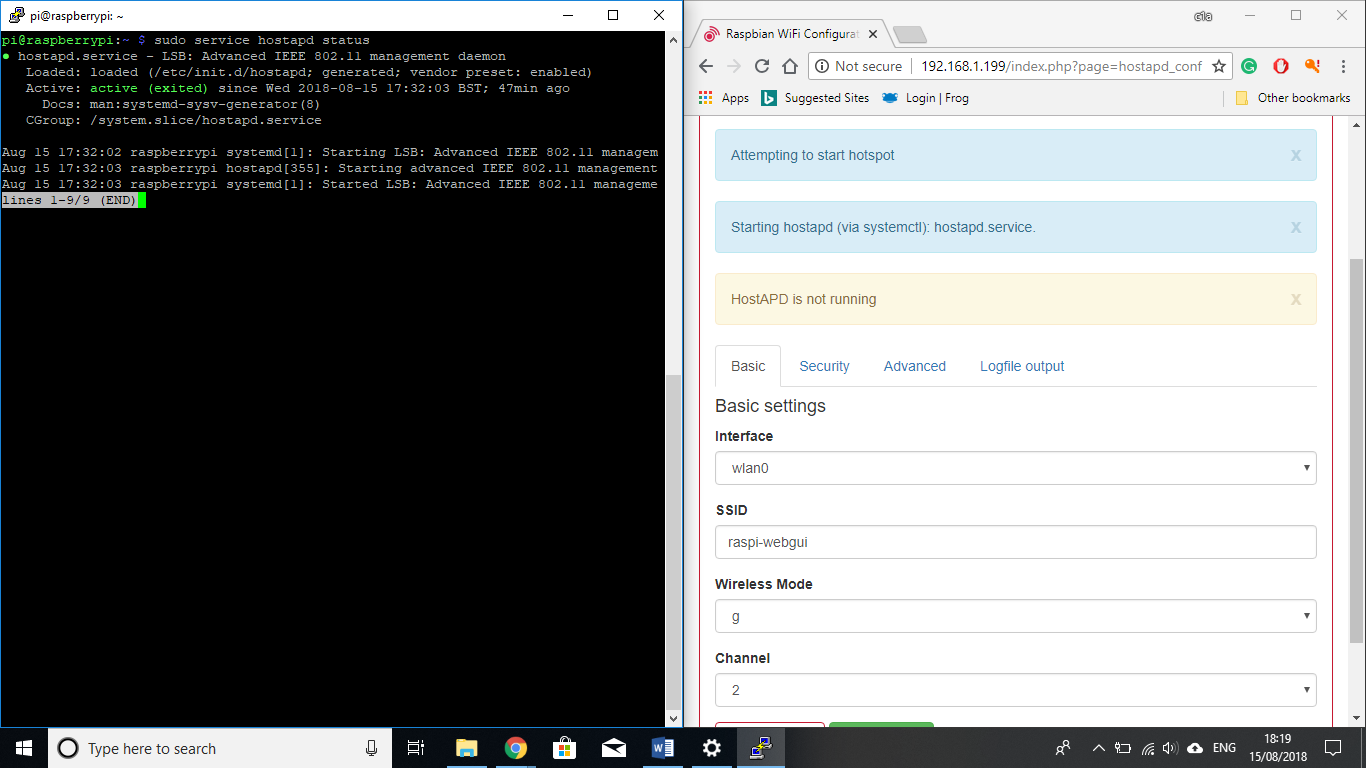 RaspAp and HostAPD config not synced and hotspot not starting · Issue #222 · RaspAP/raspap ...