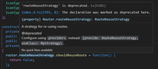 Documentation Router Baseroutereusestrategy · Issue 50863 · Angularangular · Github