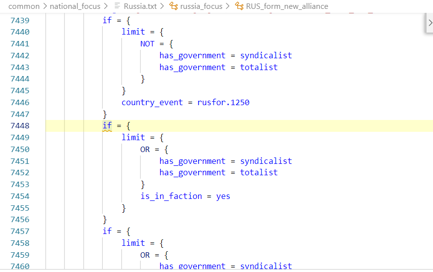 RUS - Broken 'IF' Commands · Issue #5185 · Kaiserreich/Kaiserreich-4-Bug-Reports · GitHub
