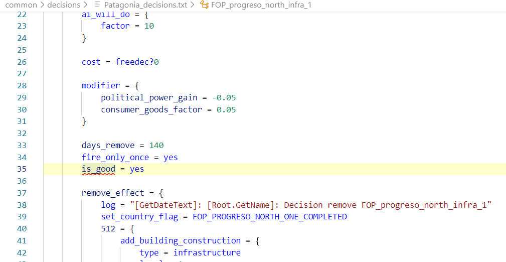 FOP - Redundant Decision Code · Issue #5308 · Kaiserreich/Kaiserreich-4-Bug-Reports · GitHub