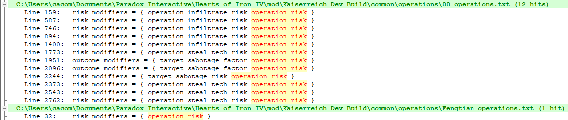 `operation Risk` False Positive · Issue 138 · Cwtools Cwtools Hoi4 Config · Github