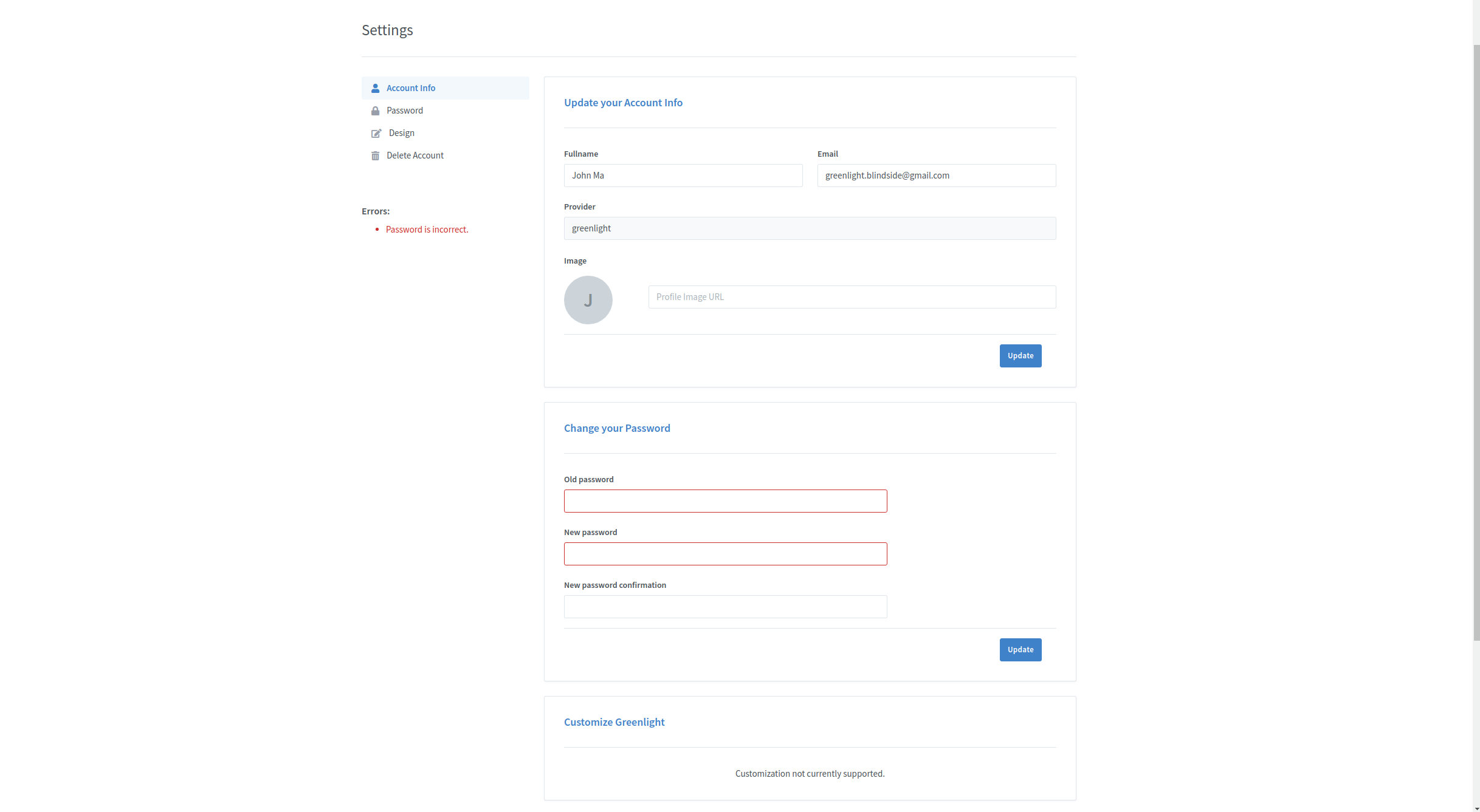 Invalid parameters on Settings screen causes a UI glitch · Issue #278 ...