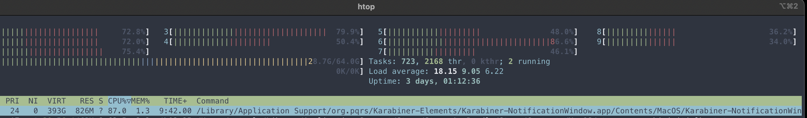 My Mac slows down when Karaniner-Elements keep running for days · Issue ...