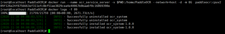 paddlehub 升级至2.0.0.beta之后，docker无法启动hub serving · Issue #1281 · PaddlePaddle/PaddleOCR · GitHub