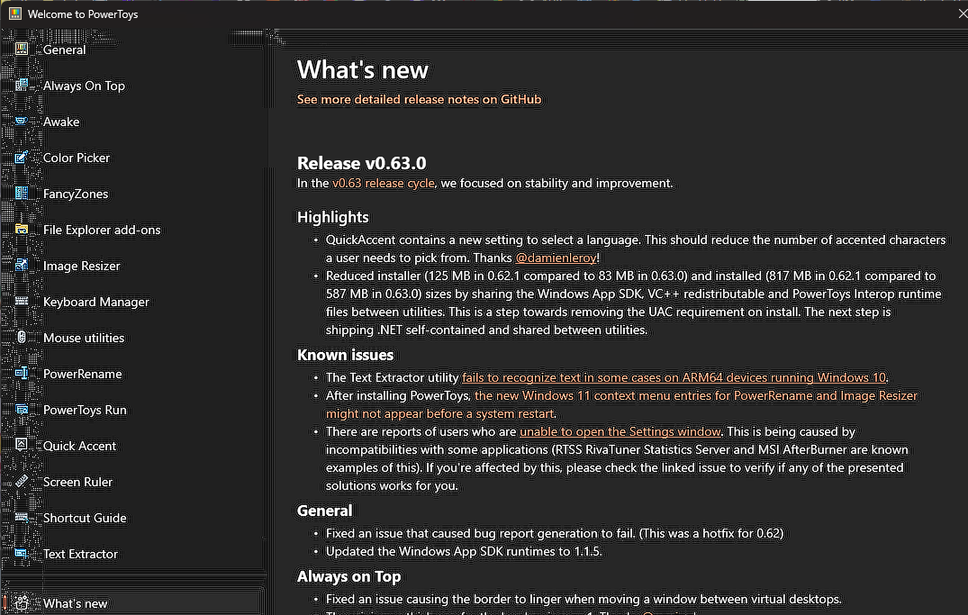 PowerToys Settings UI - Visual Bug? · Issue #20974 · microsoft ...