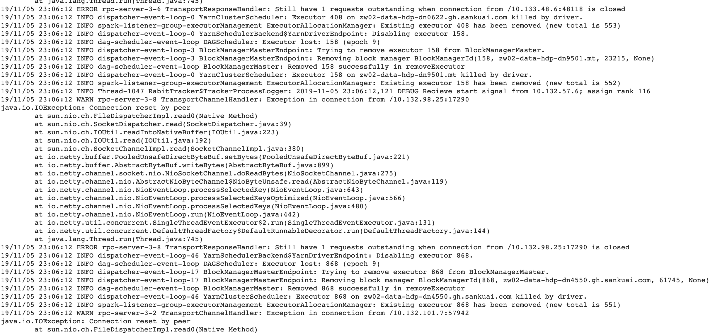 [jvm-packages] xgboost4j-spark 0.82 stuck at foreachPartition at XGBoost.scala:397 · Issue #5013 ...
