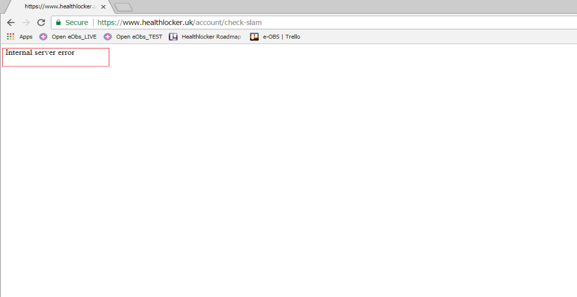 Unable to connect to care team - Internal Server Error · Issue #1103 · healthlocker/healthlocker ...