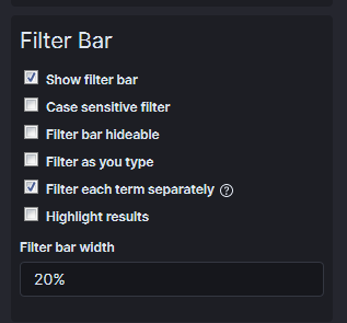 Filter bar not working when added on dashboard · Issue #122 · fbaligand ...