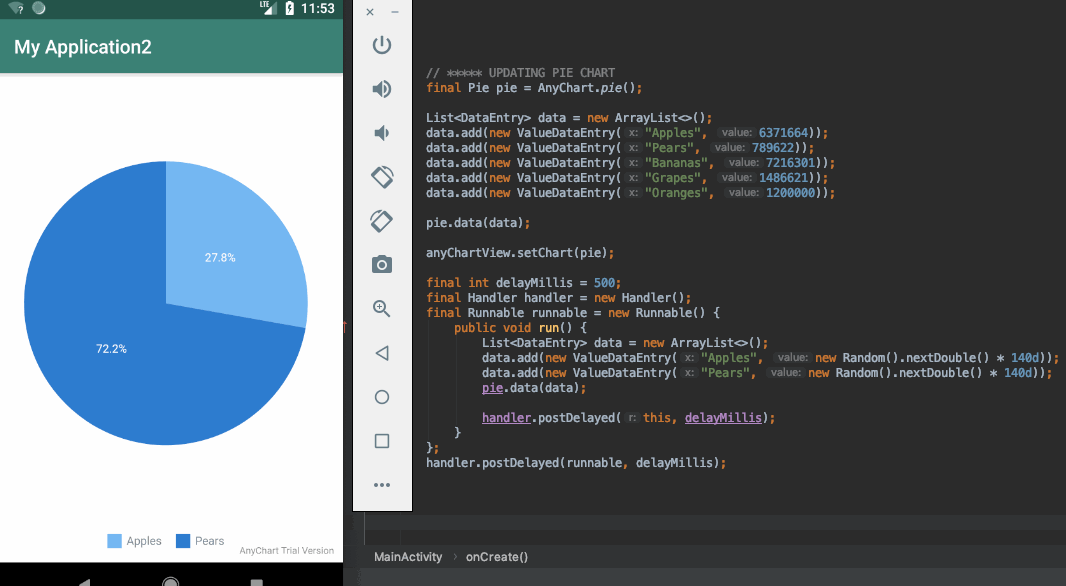 Cant Replace Data In Pie Chart · Issue 97 · Anychartanychart Android · Github
