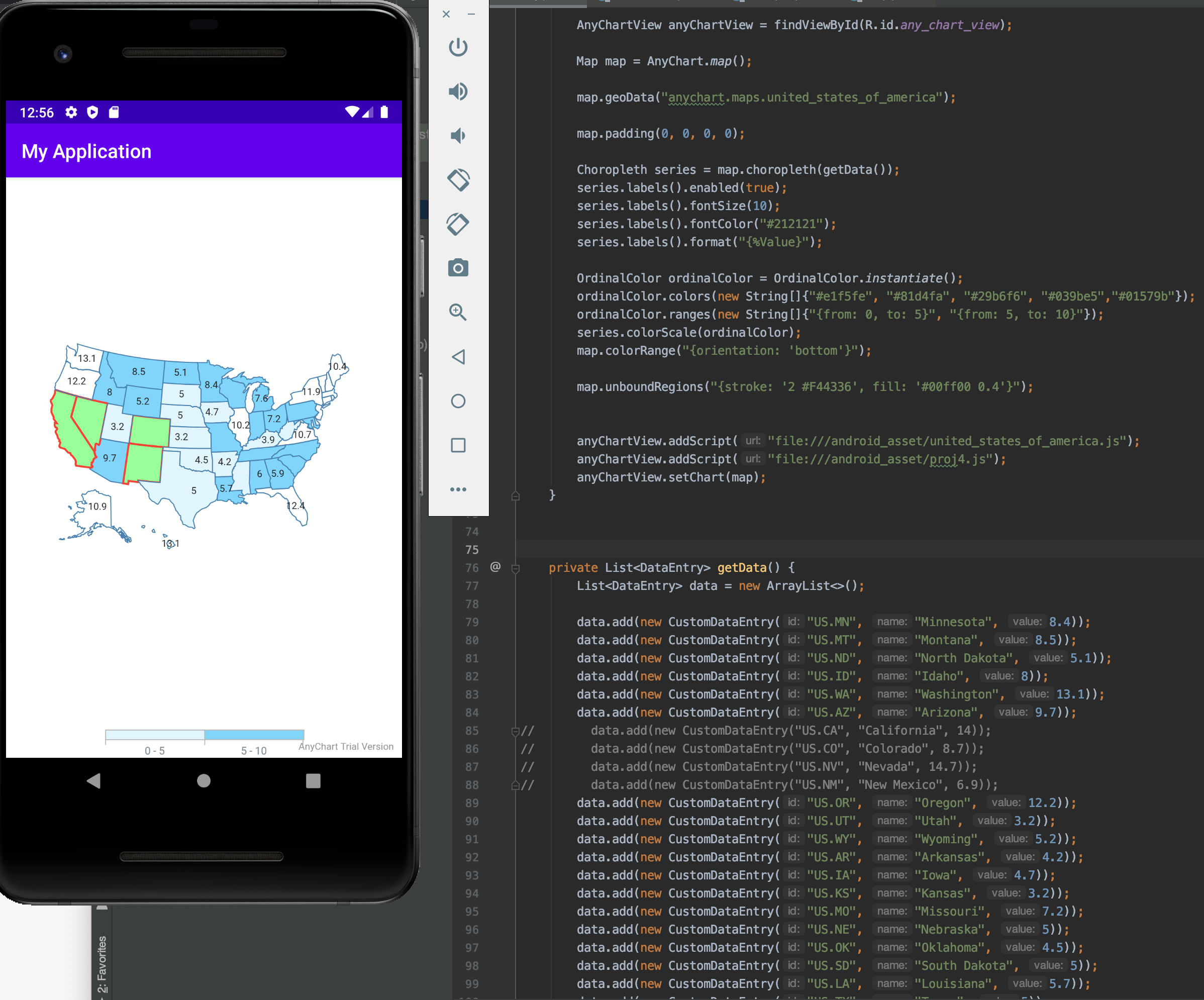 using own variable in tooltip · Issue #150 · AnyChart/AnyChart-Android · GitHub