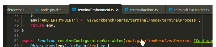 Improve dark colour themes like Monokai for colouration of tabs · Issue ...