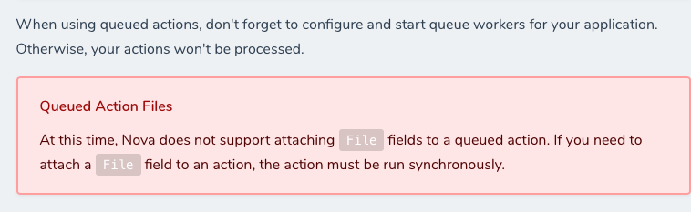 Send File Through Action Is Not Working · Issue 2279 · Laravelnova 9316