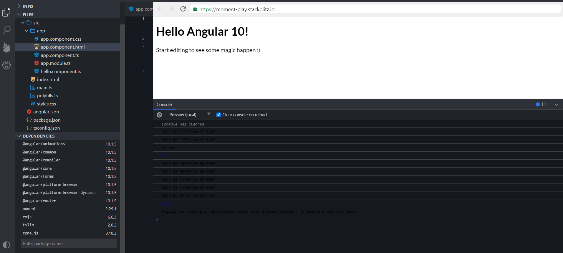 Stackblitz console Font color When Google Chrome is applied with Dark theme · Issue #1456 ...