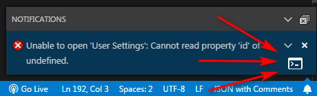 Make it easier to report errors from error notifications · Issue #51324 ...