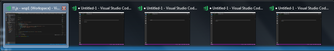Multiple windows can open when restoring workspace with dirty files ...