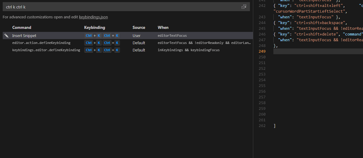 Auto-revival of default keybindings · Issue #55288 · microsoft/vscode ...