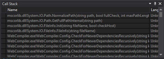 Visual Studio crashes upon loading project with BuildWebCompiler enabled · Issue #347 ...