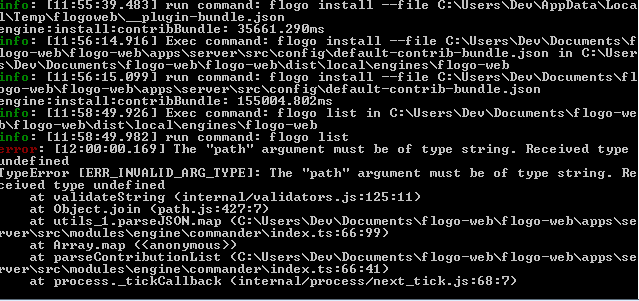 Error when i start yarn start server · Issue #1094 · project-flogo/flogo-web · GitHub