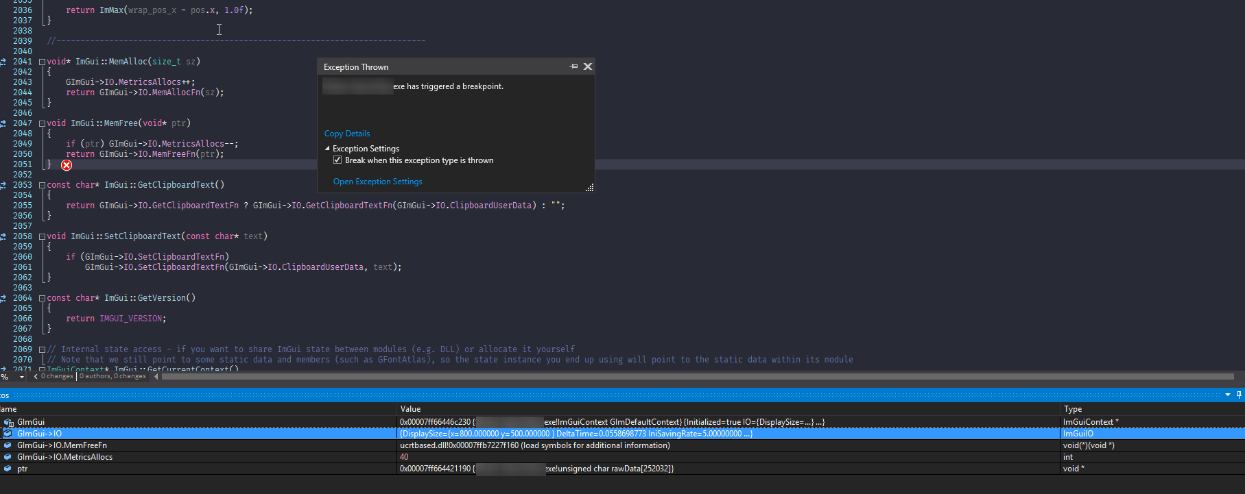 Freeing Font From Memory Crash · Issue #1259 · ocornut/imgui · GitHub