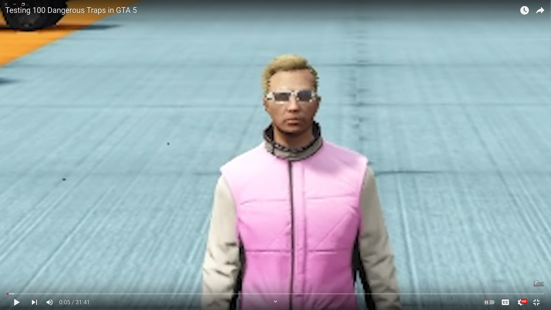 Window decorations (close, minimize, etc.) are visible in fullscreen ...