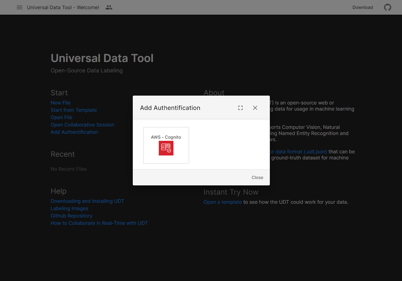 Authentification and managing users · Issue #18 · UniversalDataTool/universal-data-tool · GitHub