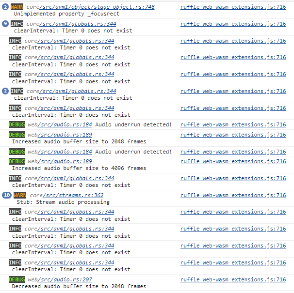 Onda: Animacuentos (Cuentos - LL & LLSE) FLV Playback · Issue #11862 · ruffle-rs/ruffle · GitHub