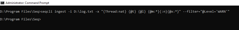 Need Help With The Filter Command While Ingesting Logs · Issue 1812 · Datalustseq Tickets 