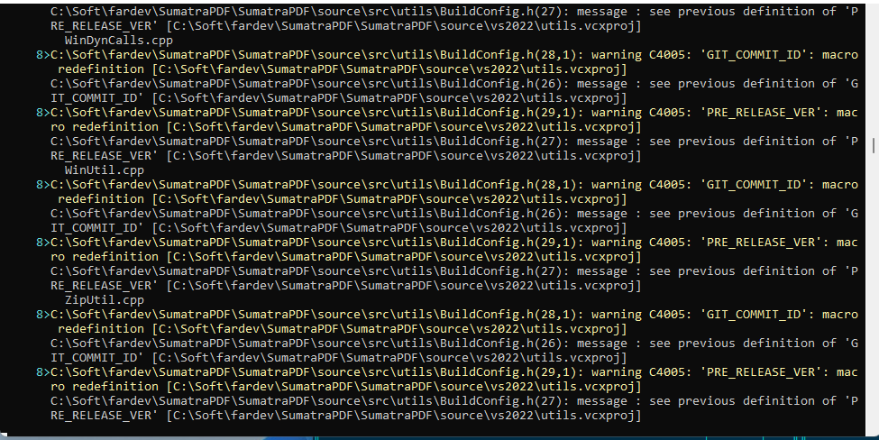 Lots of warnings / errors while building with vs2022 · Issue #2281 ...