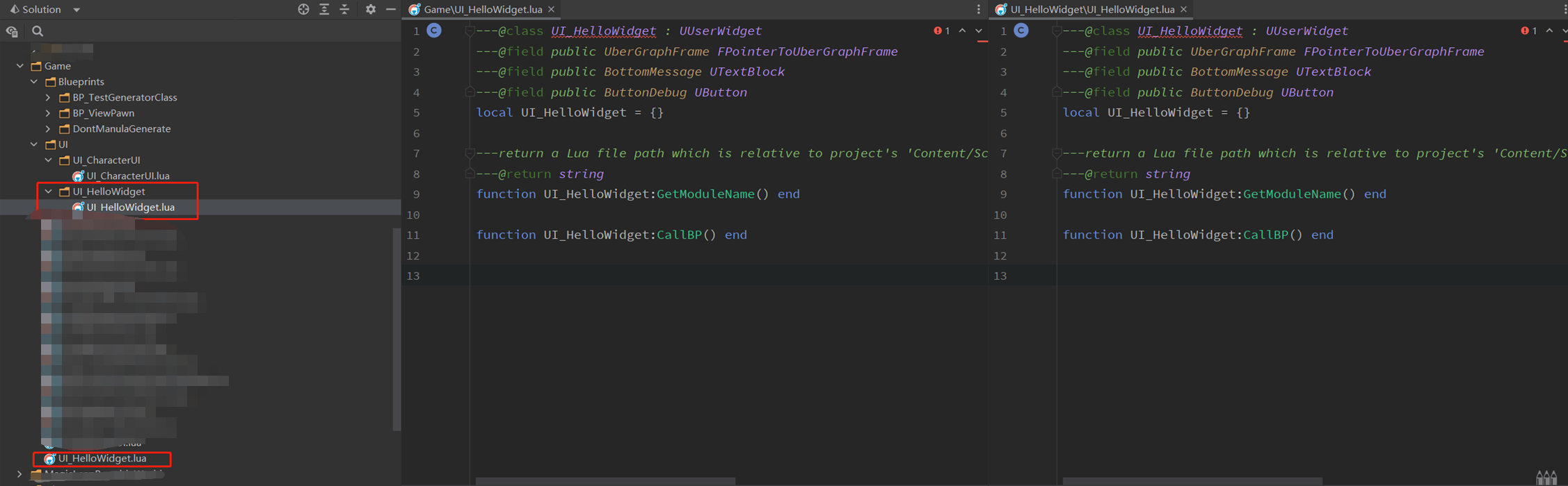 关于重复生成 IntelliSence，以及蓝图Module中标识符错误的问题 · Issue #498 · Tencent/UnLua · GitHub