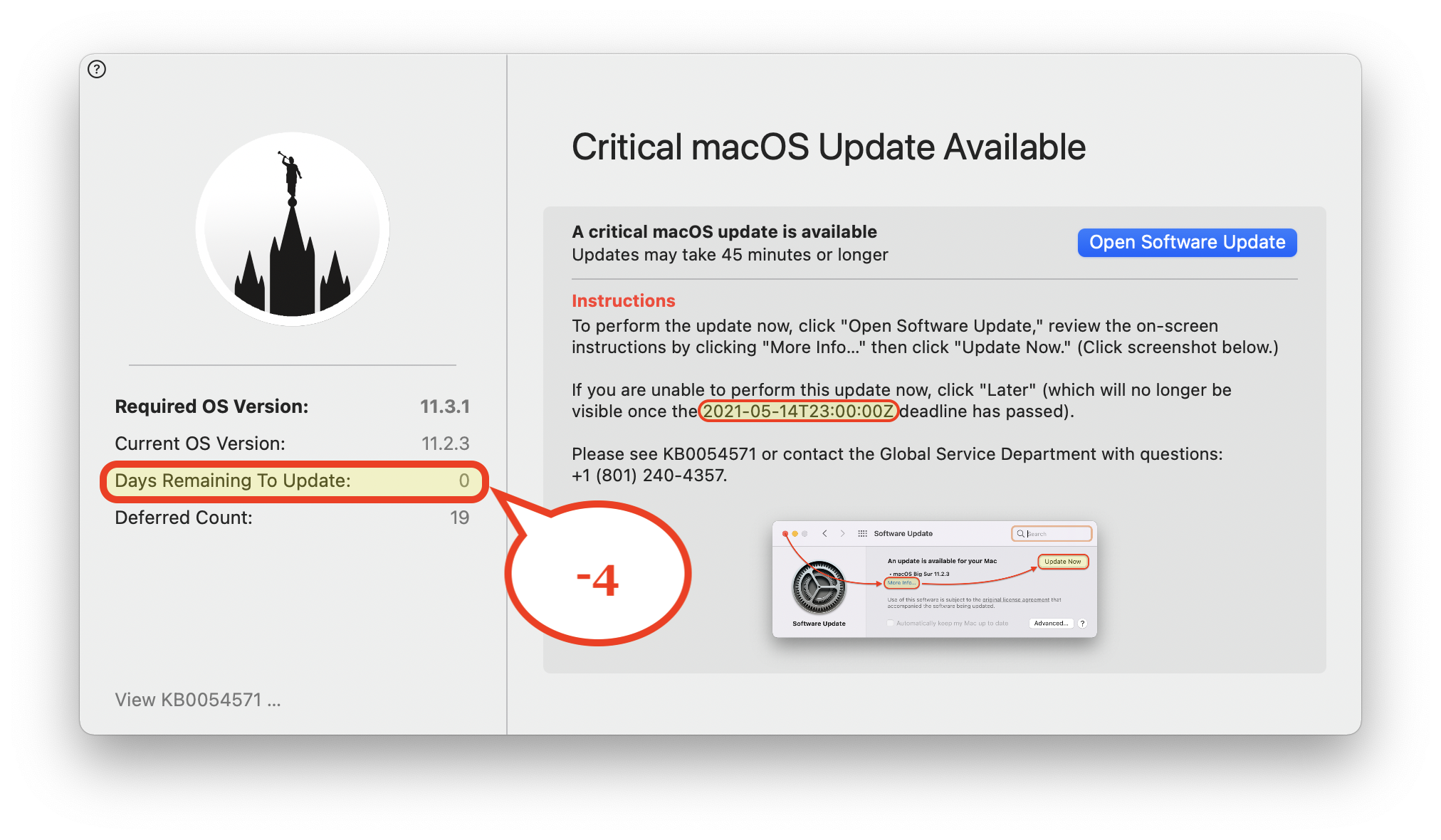 Feature Request: Display a negative value for "Days Remaining To Update" · Issue #179 ...
