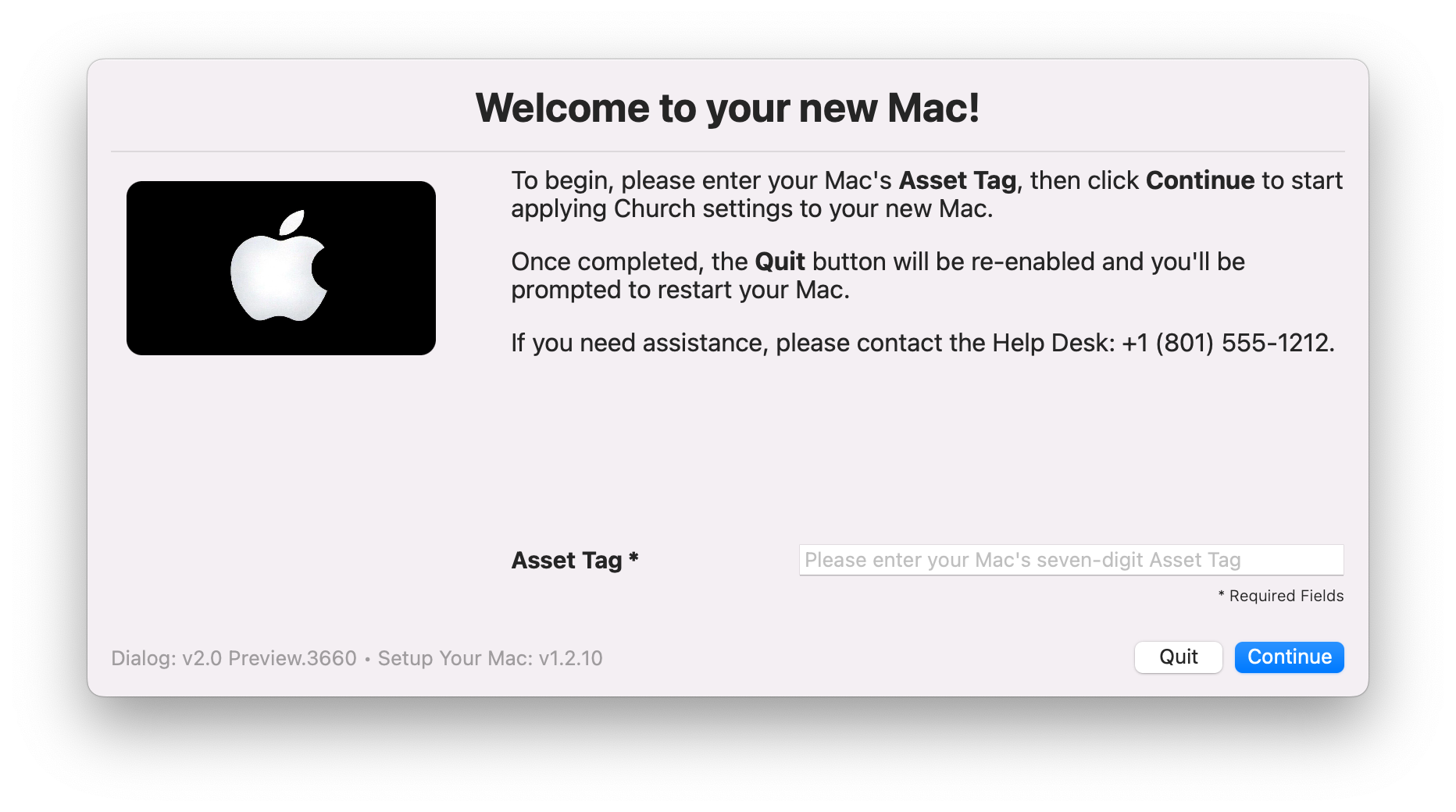 2.0 Preview.3579: `textfield` alignment · Issue #171 · swiftDialog/swiftDialog · GitHub