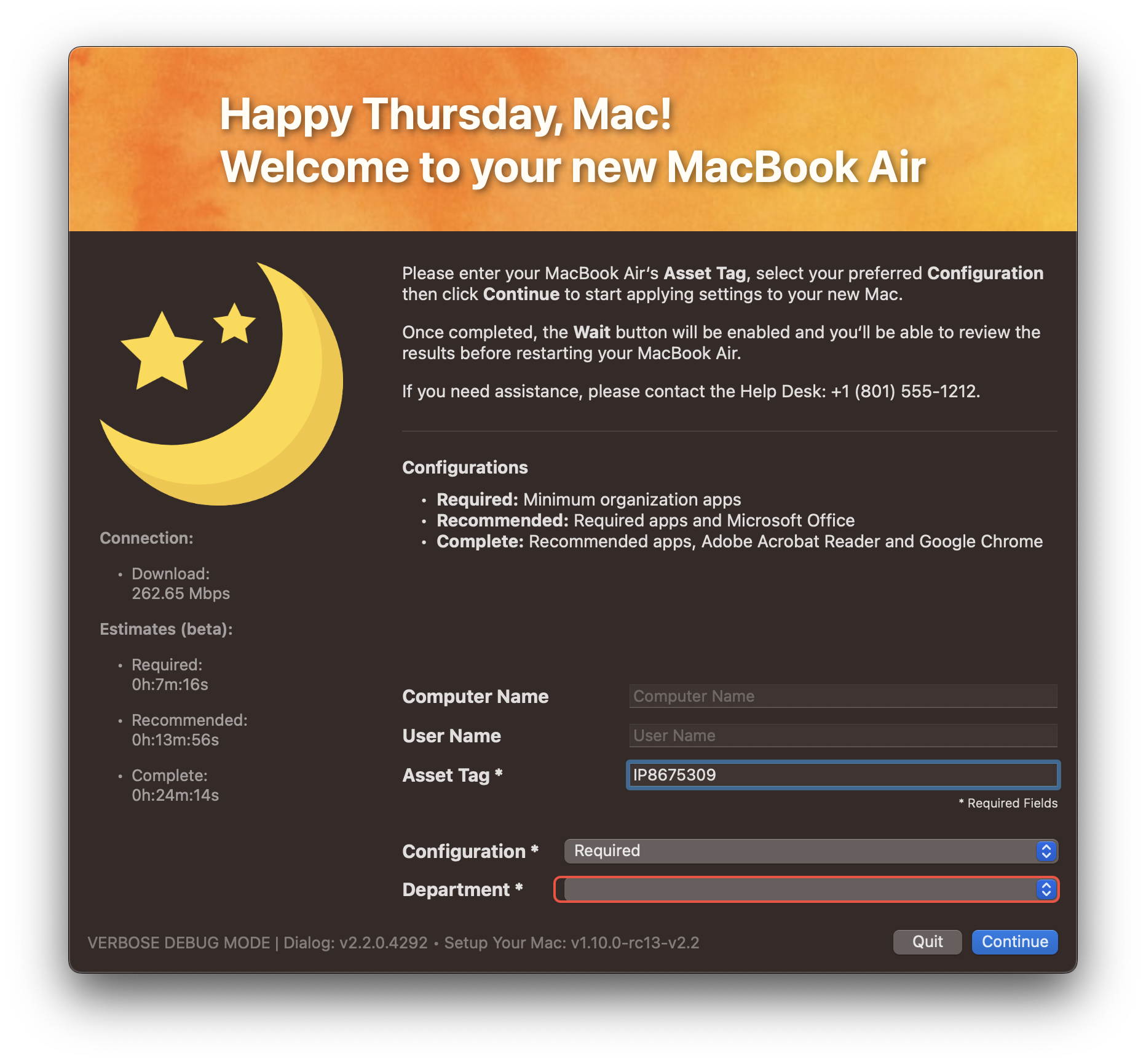 Feature Request: Ability to make selectable lists required · Issue #240 · swiftDialog ...
