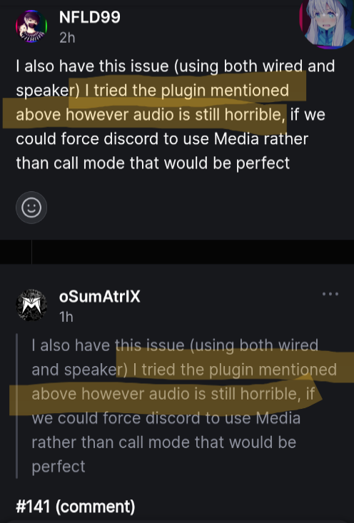 No call mode · Issue #141 · Aliucord/plugin-requests · GitHub