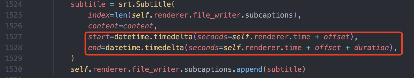 Throw an exception when using Scene.add_subcaption · Issue #3243 · ManimCommunity/manim · GitHub