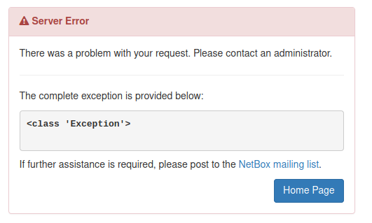 A Exception In Custom Scripts And Reports Is Not Show In The Results · Issue 5012 · Netbox