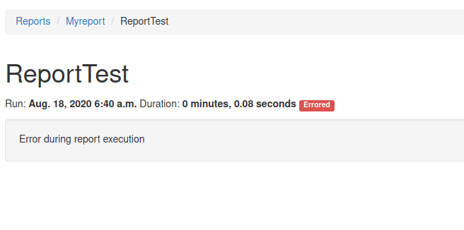 A Exception In Custom Scripts And Reports Is Not Show In The Results · Issue 5012 · Netbox