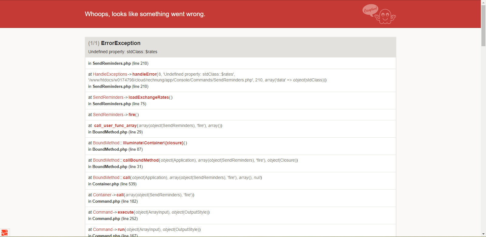 DecryptException · Issue #2176 · invoiceninja/invoiceninja · GitHub