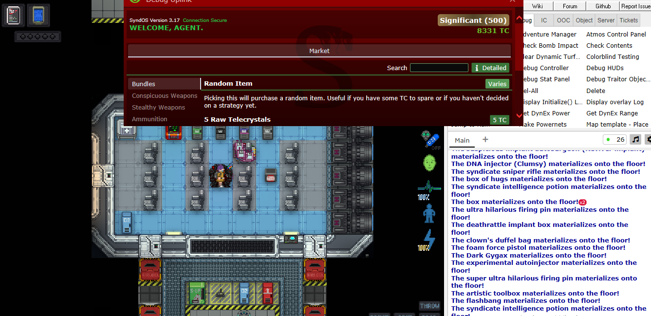 Random item no longer takes any item from the job specific item pool ...