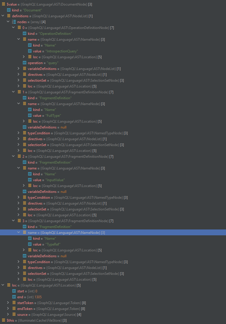 Error when using query_cache feature · Issue #2186 · nuwave/lighthouse · GitHub