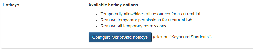 v1.0.9.2Beta Hotkeys Configure Scriptsafe Hotkeys · Issue #280 · andryou/scriptsafe · GitHub