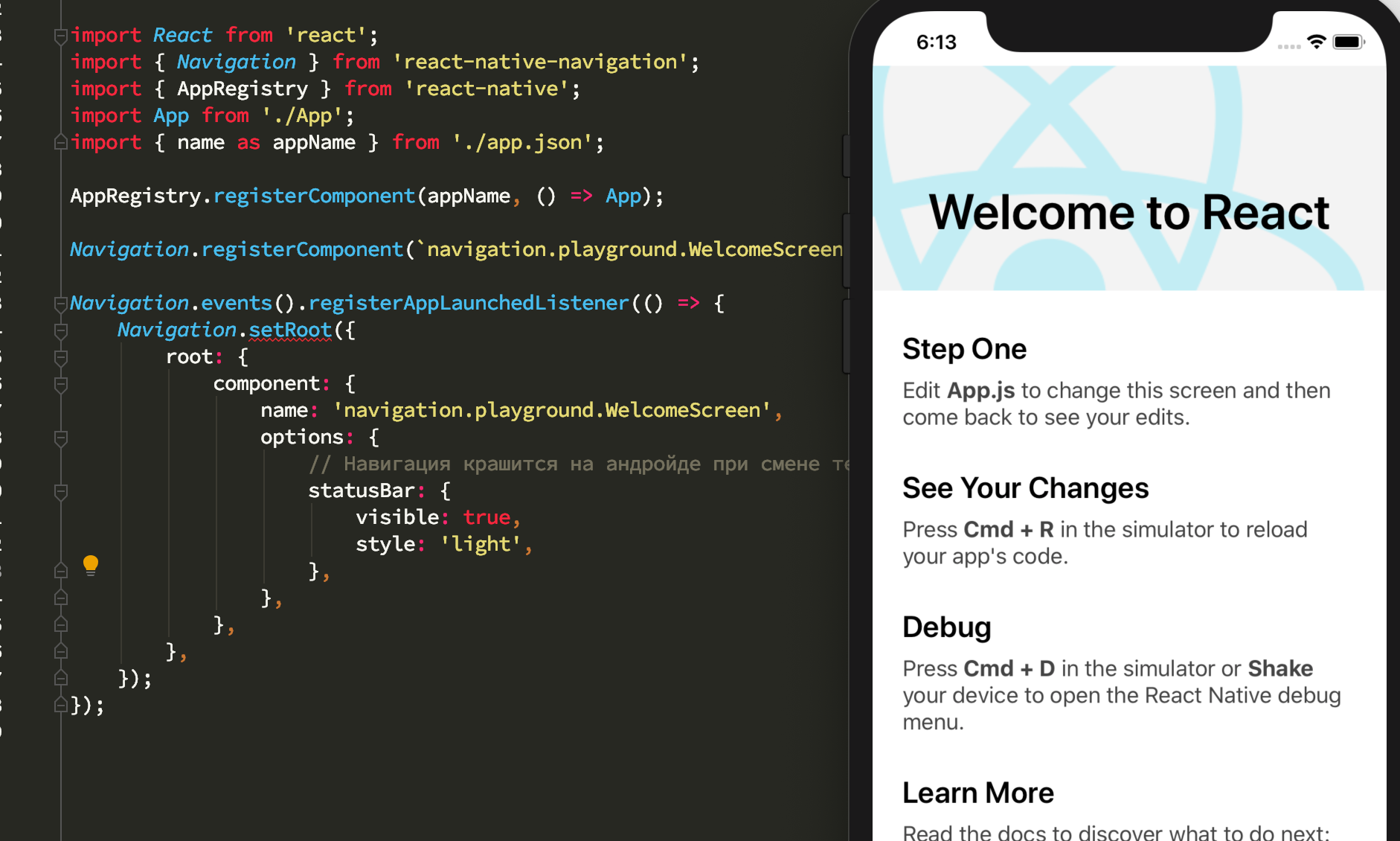 statusbar style does not applying [6.0.1] · Issue #5986 · wix/react ...