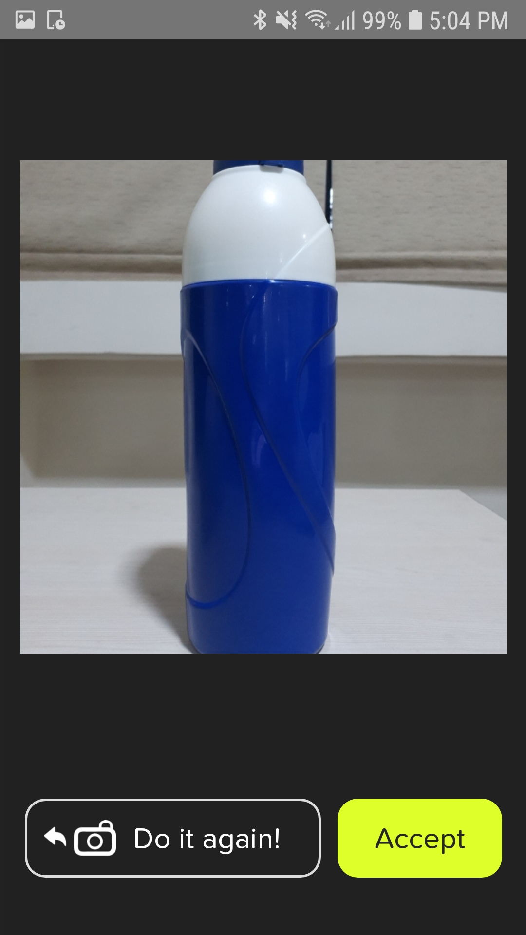 Real Time Camera View Is Not Displaying The Correct Aspect Ratio And Also Result Is Always